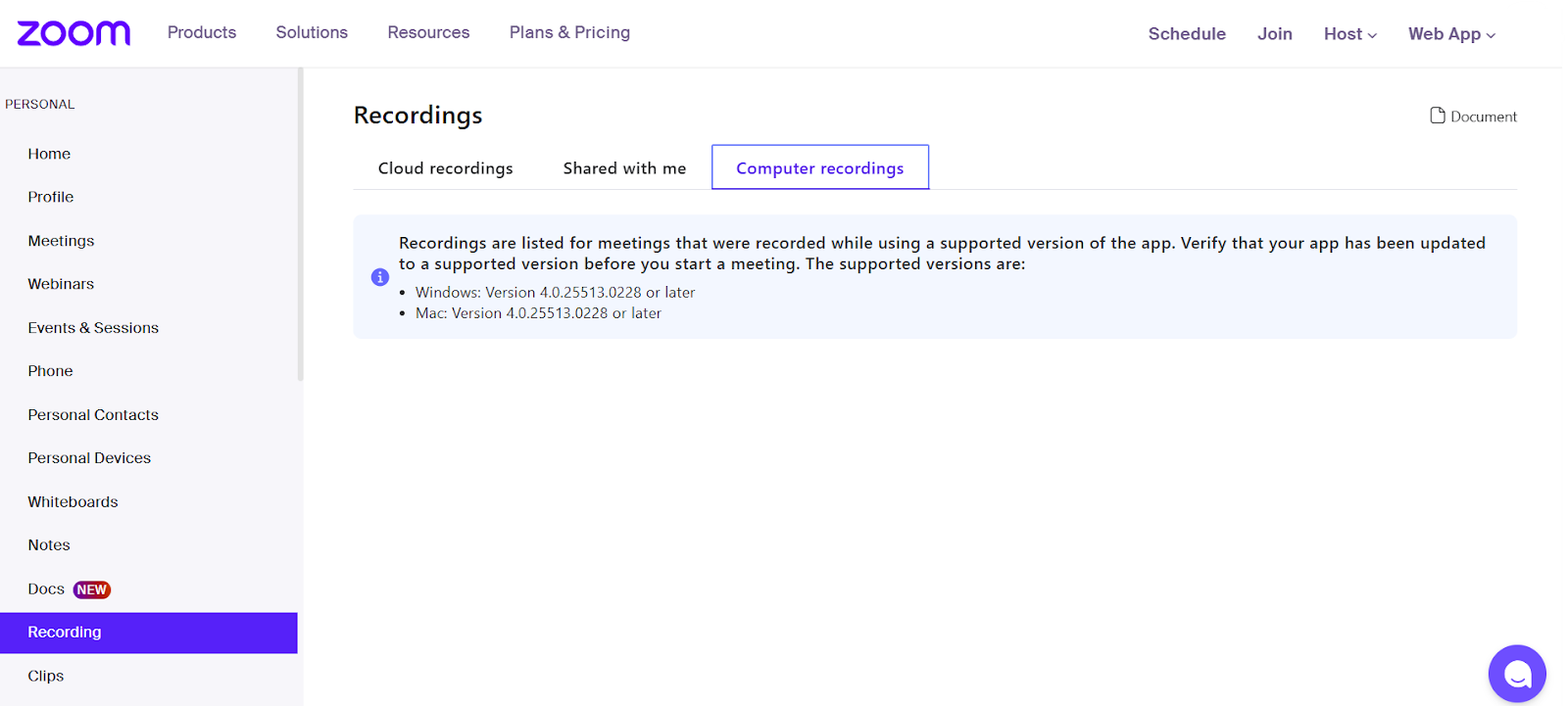 how to download & delete Zoom recording
